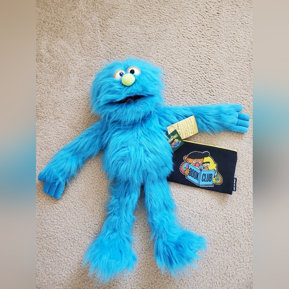 Out of Print | Toys | Sesame Street Blue Plush Toy Pencil Pouch | Poshmark